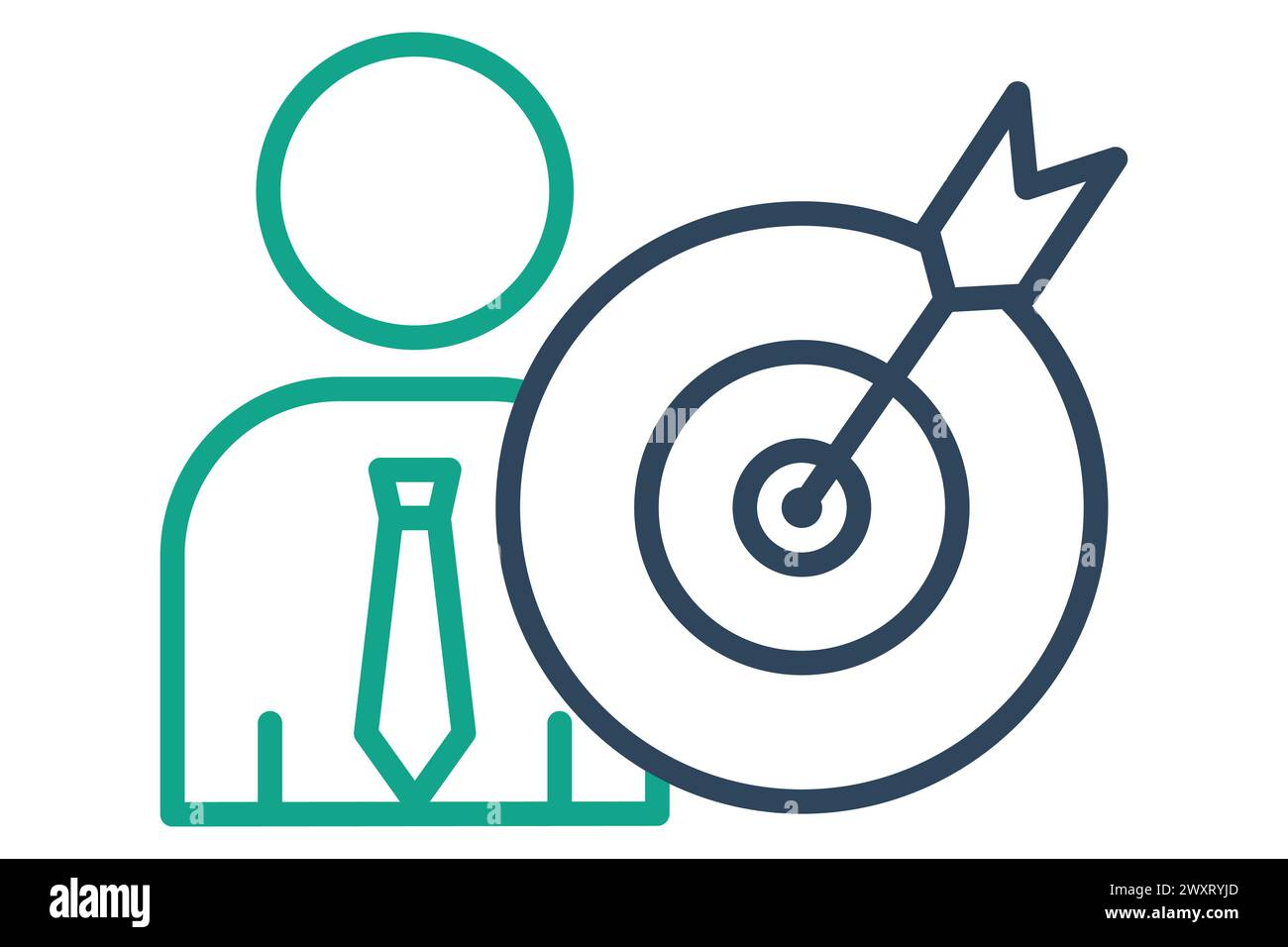 objective icon. people with target. icon related to action plan ... objective icon. people with target. icon related to action plan ...
