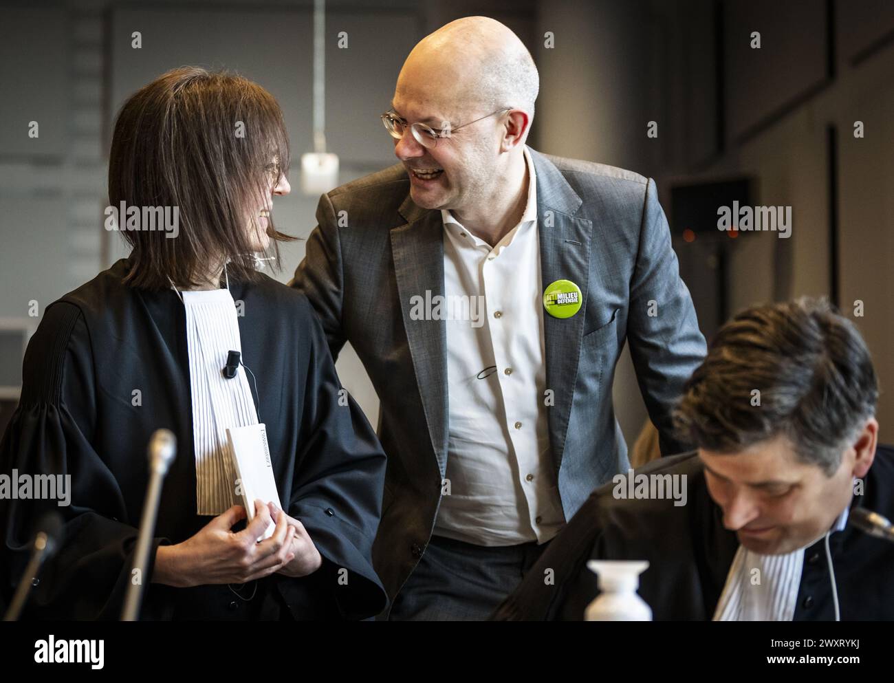 THE HAGUE - Director Donald Pols of Milieudefensie before the start of ...