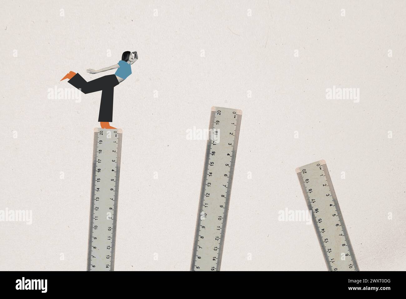 Sketch image composite artwork photo collage of black white silhouette ...