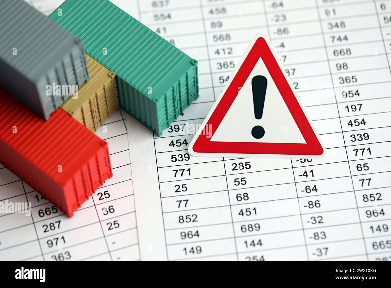 Global business container cargo ship in import export business logistic ...