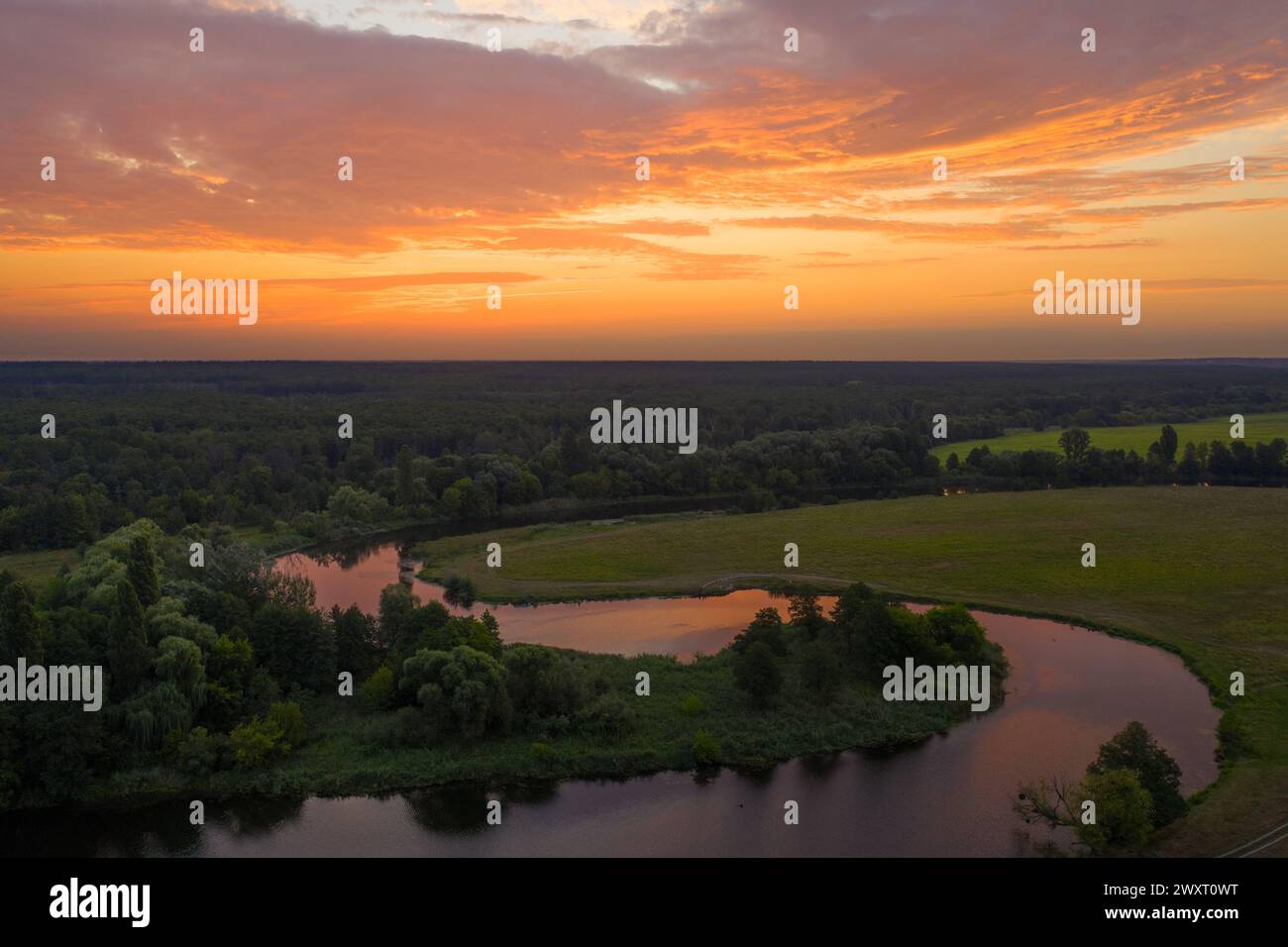 Winding waterway hi-res stock photography and images - Alamy