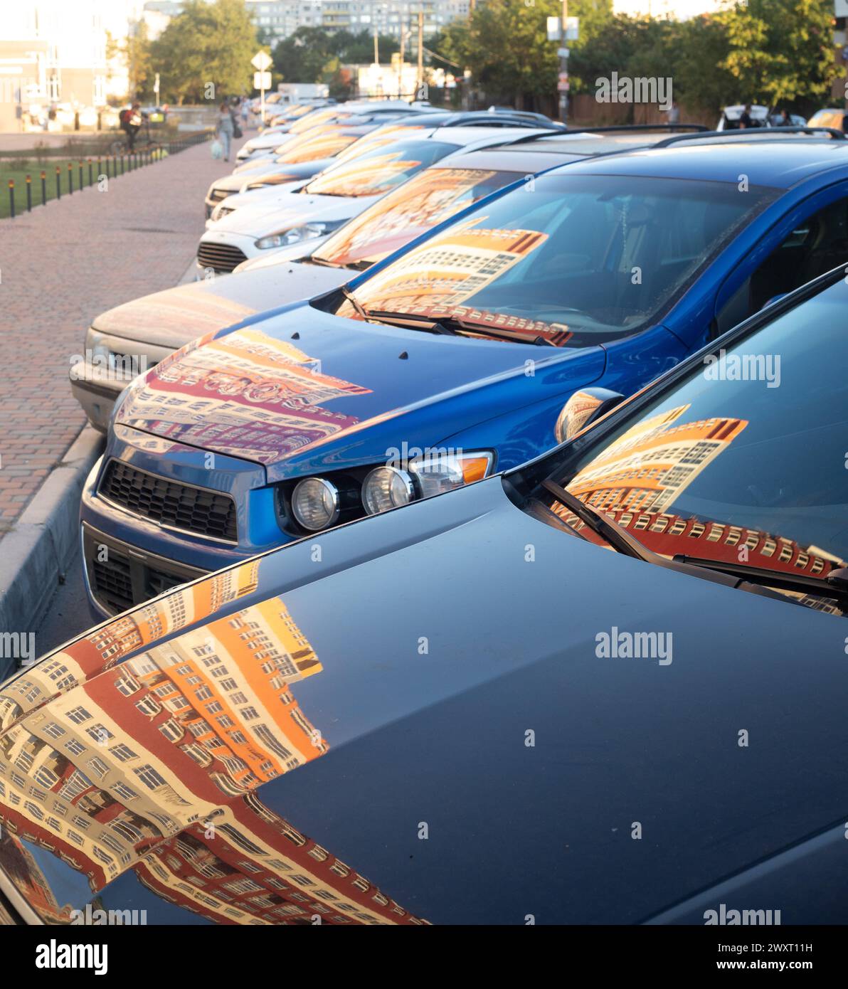 Positioned by car park hi-res stock photography and images - Alamy