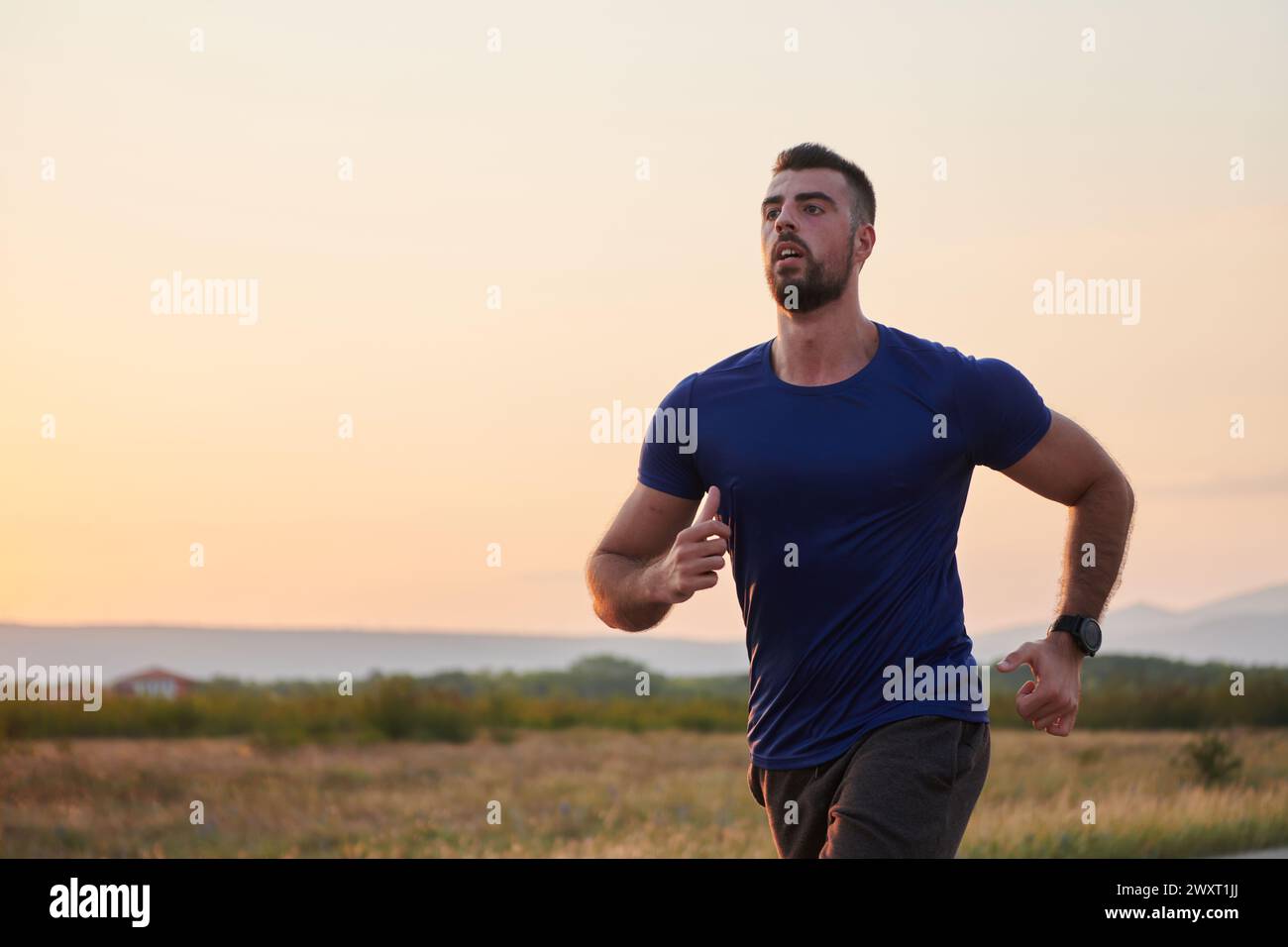 A dedicated marathon runner pushes himself to the limit in training ...