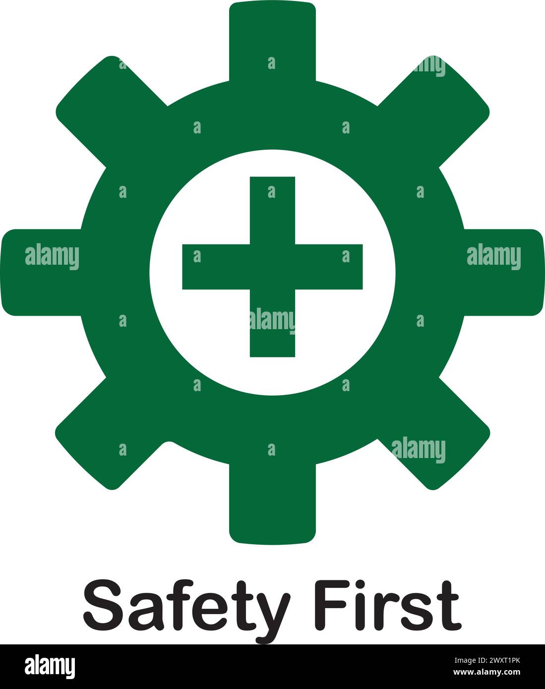 Safety first logo hi-res stock photography and images - Alamy