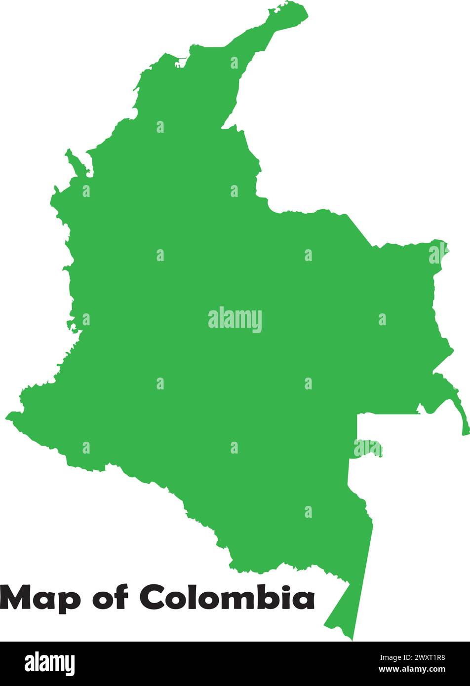 Colombia map icon vector illustration symbol design Stock Vector Image ...