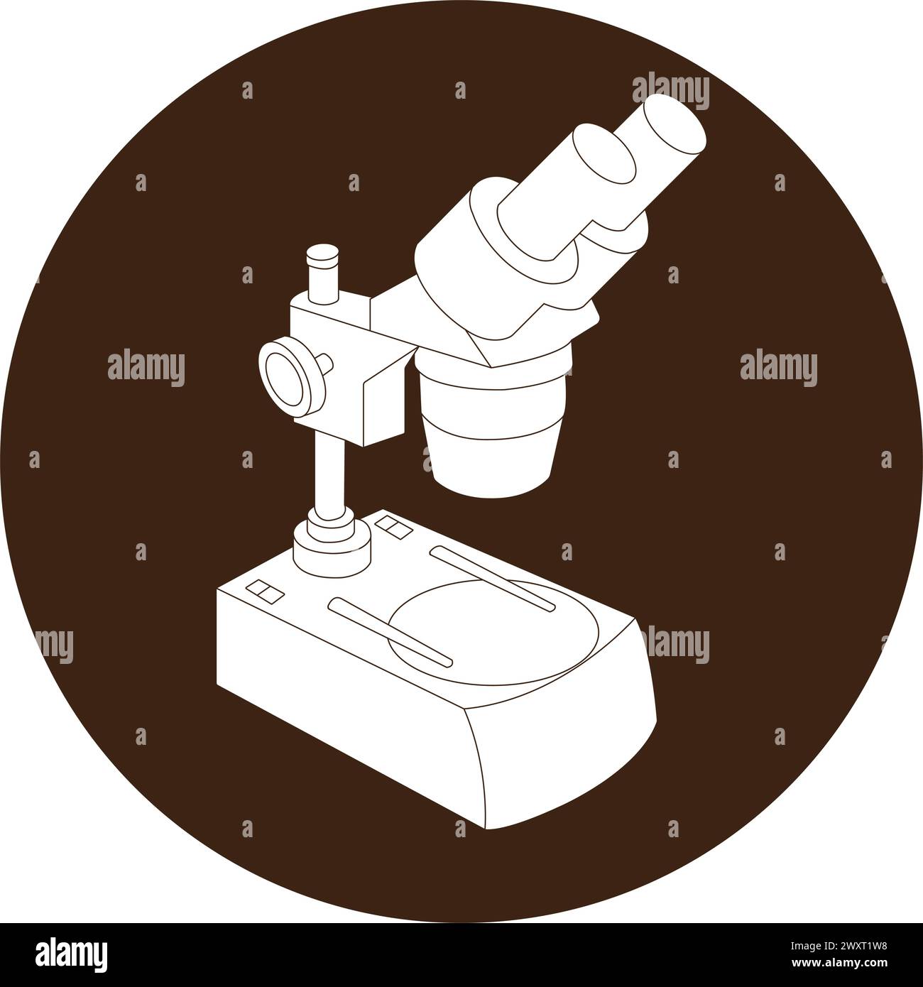 Scanning electron microscope lab Stock Vector Images - Alamy