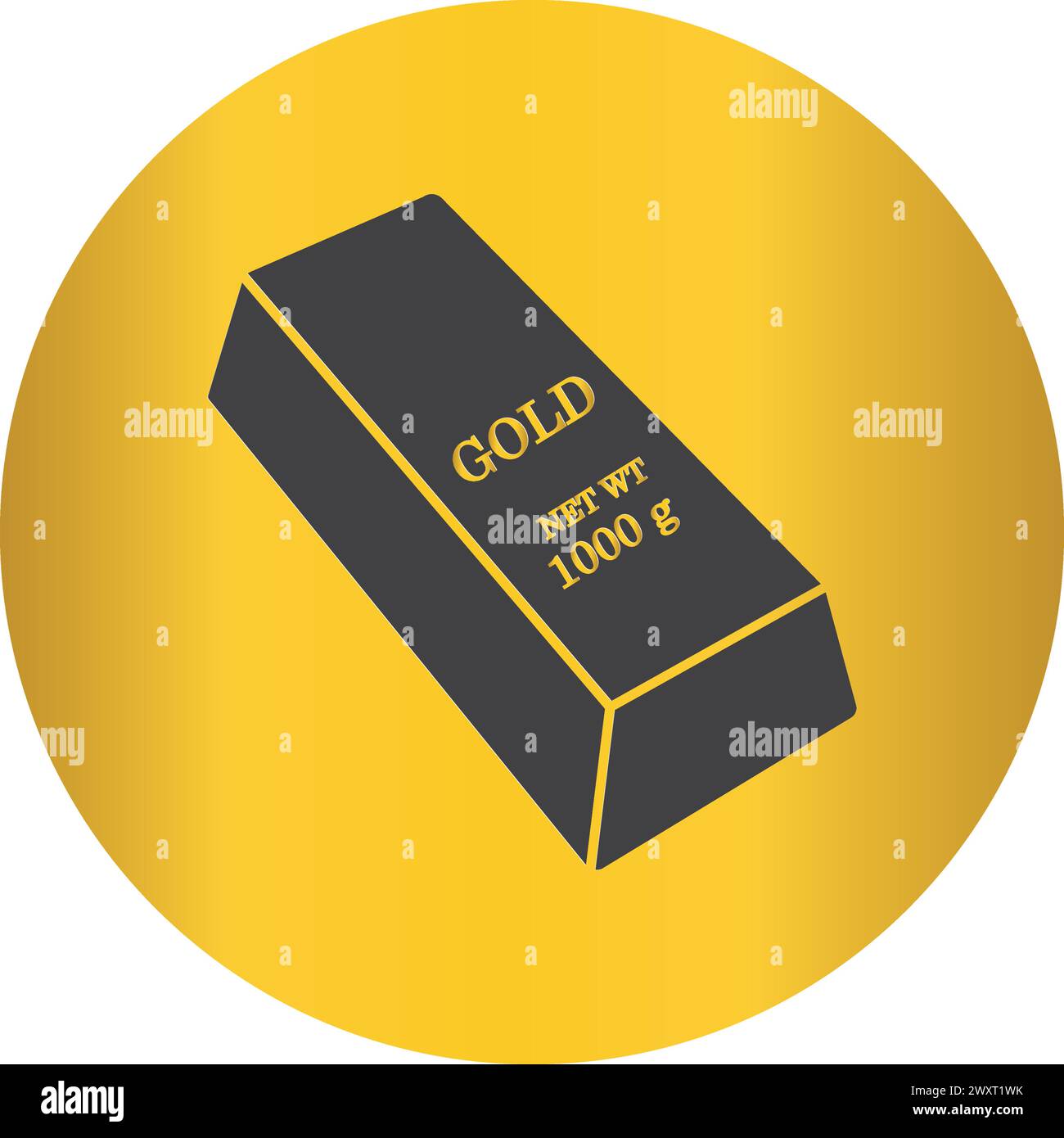 gold bar icon vector illustration design template Stock Vector Image ...