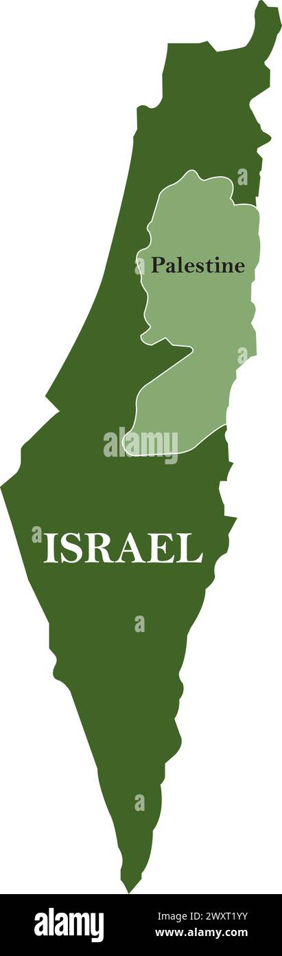 Israel map icon vector illustration symbol design Stock Vector Image ...