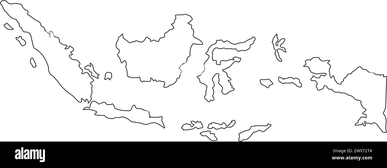 Indonesia map icon vector illustration simple design Stock Vector Image ...