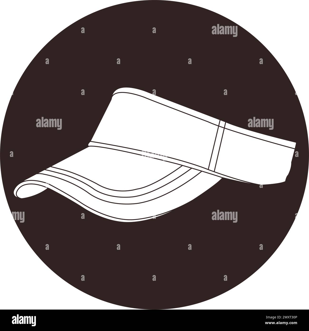 Golf hat icon vector illustration logo design Stock Vector Image & Art ...