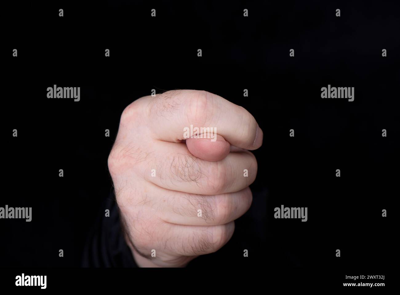 Fig hand gesture hi-res stock photography and images - Alamy