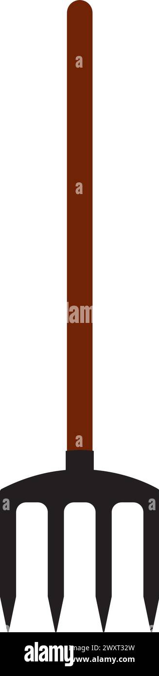 Rake icon simple illustration Stock Vector Images - Alamy