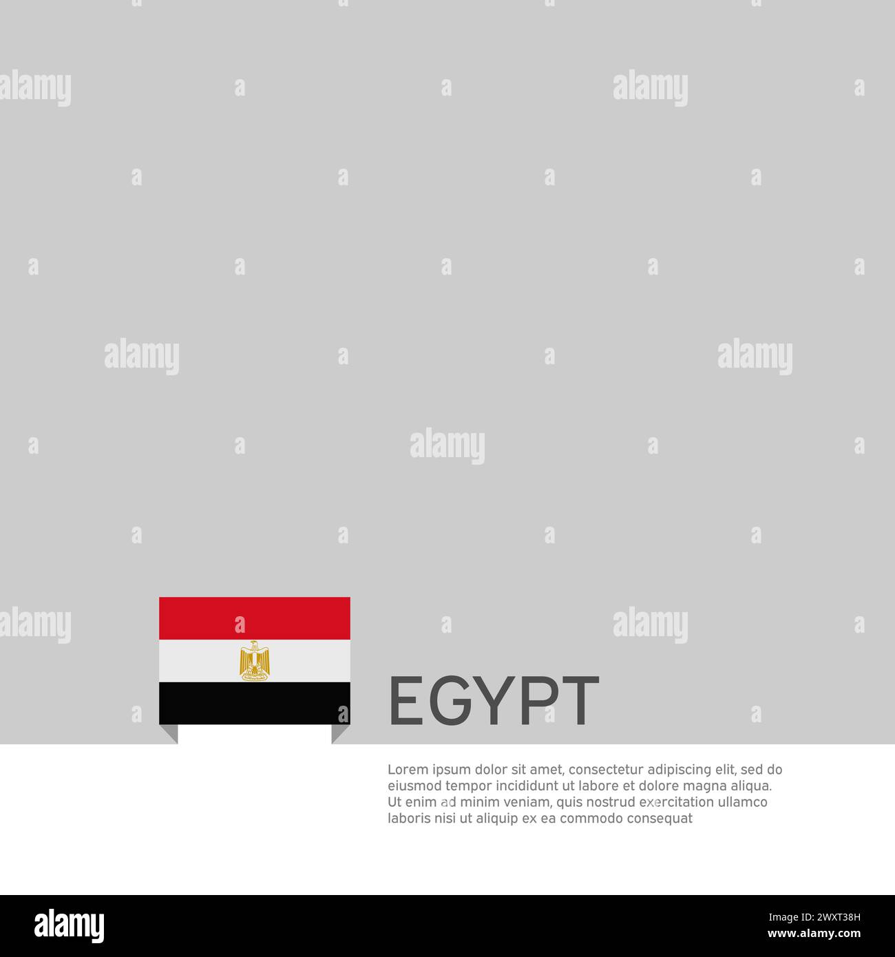 Egypt flag background. State patriotic egyptian banner, cover. Document ...