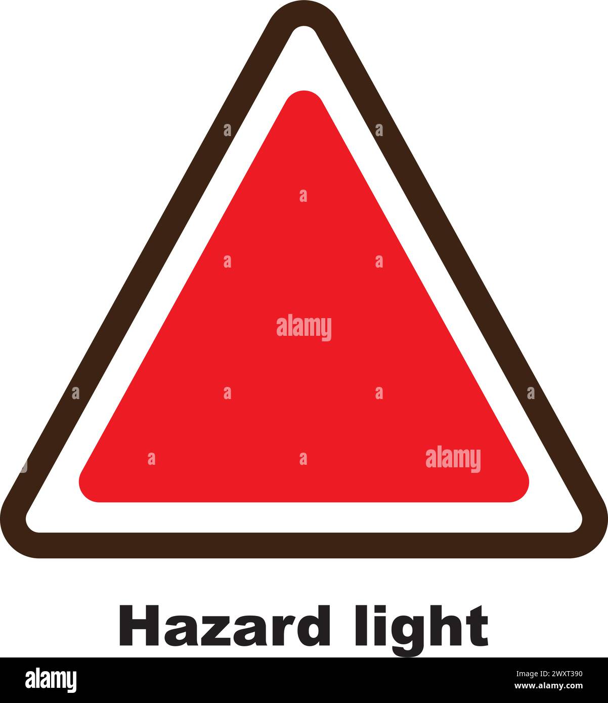 Hazard light icon vector illustration symbol design Stock Vector Image ...