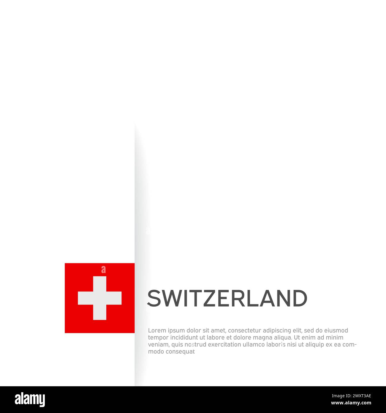 Switzerland flag background. State patriotic swiss banner, cover ...