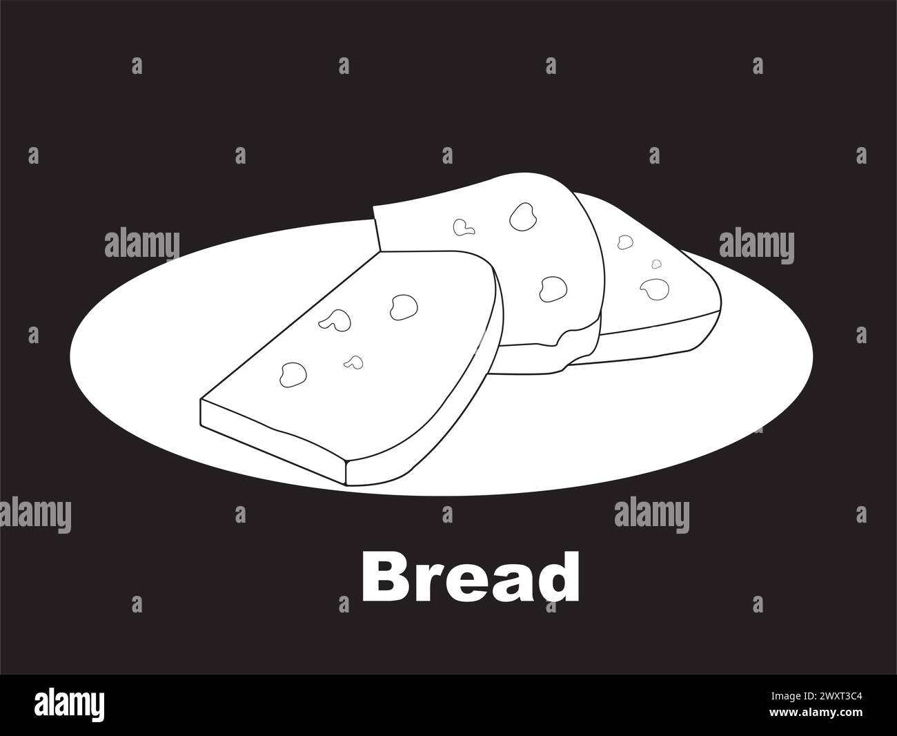 Bread icon vector illustration template design Stock Vector Image & Art ...