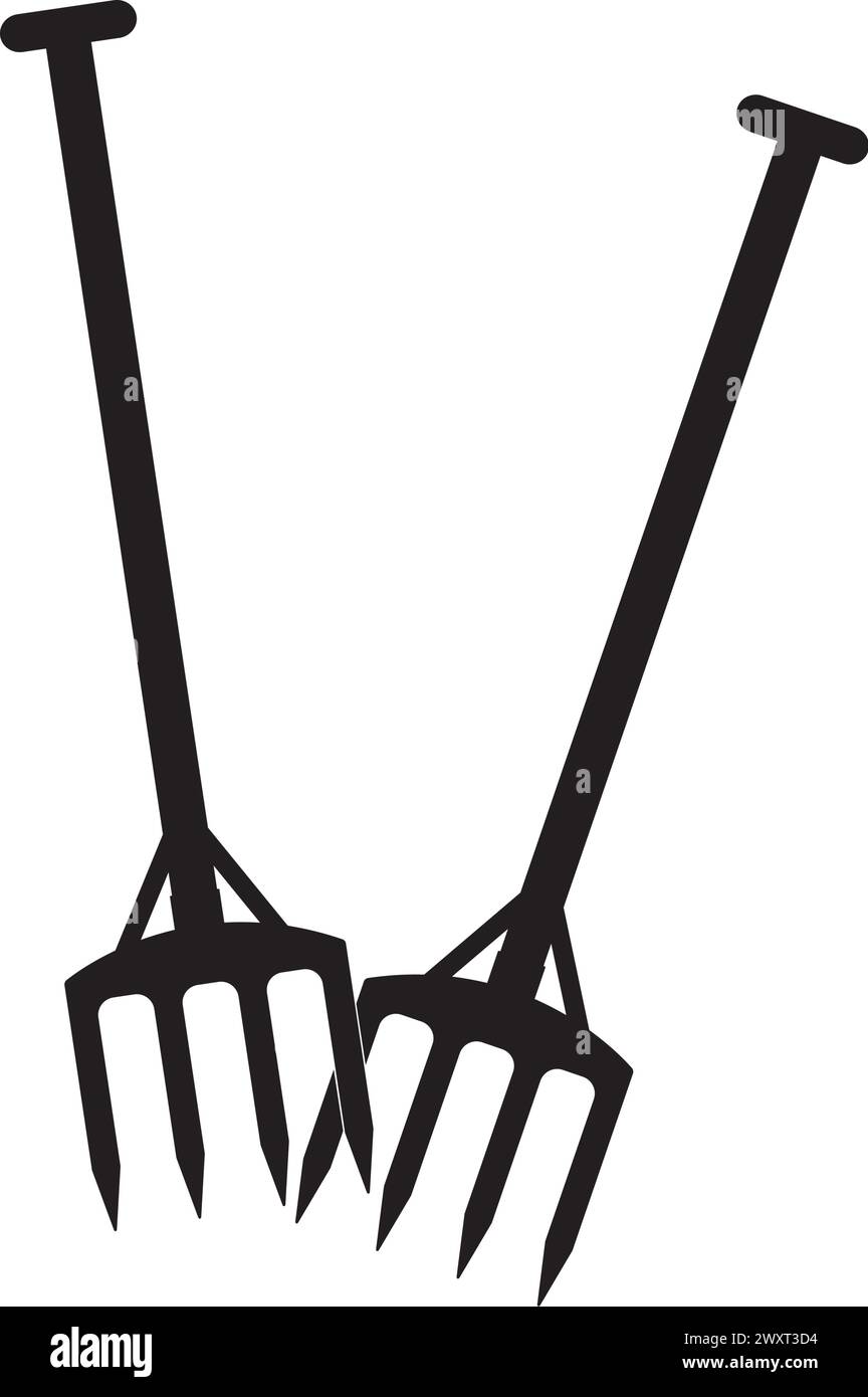 Pitchfork icon vector illustration symbol design Stock Vector Image ...