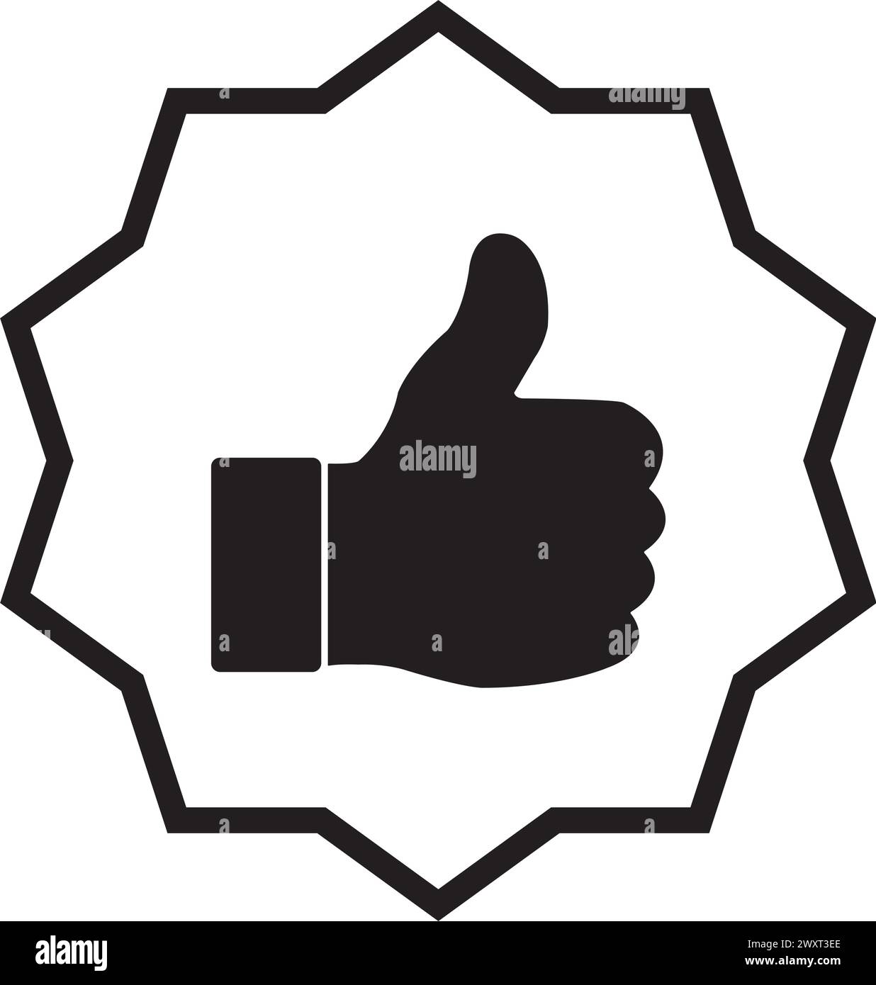 Like sign logo. vector illustration simple design Stock Vector Image ...