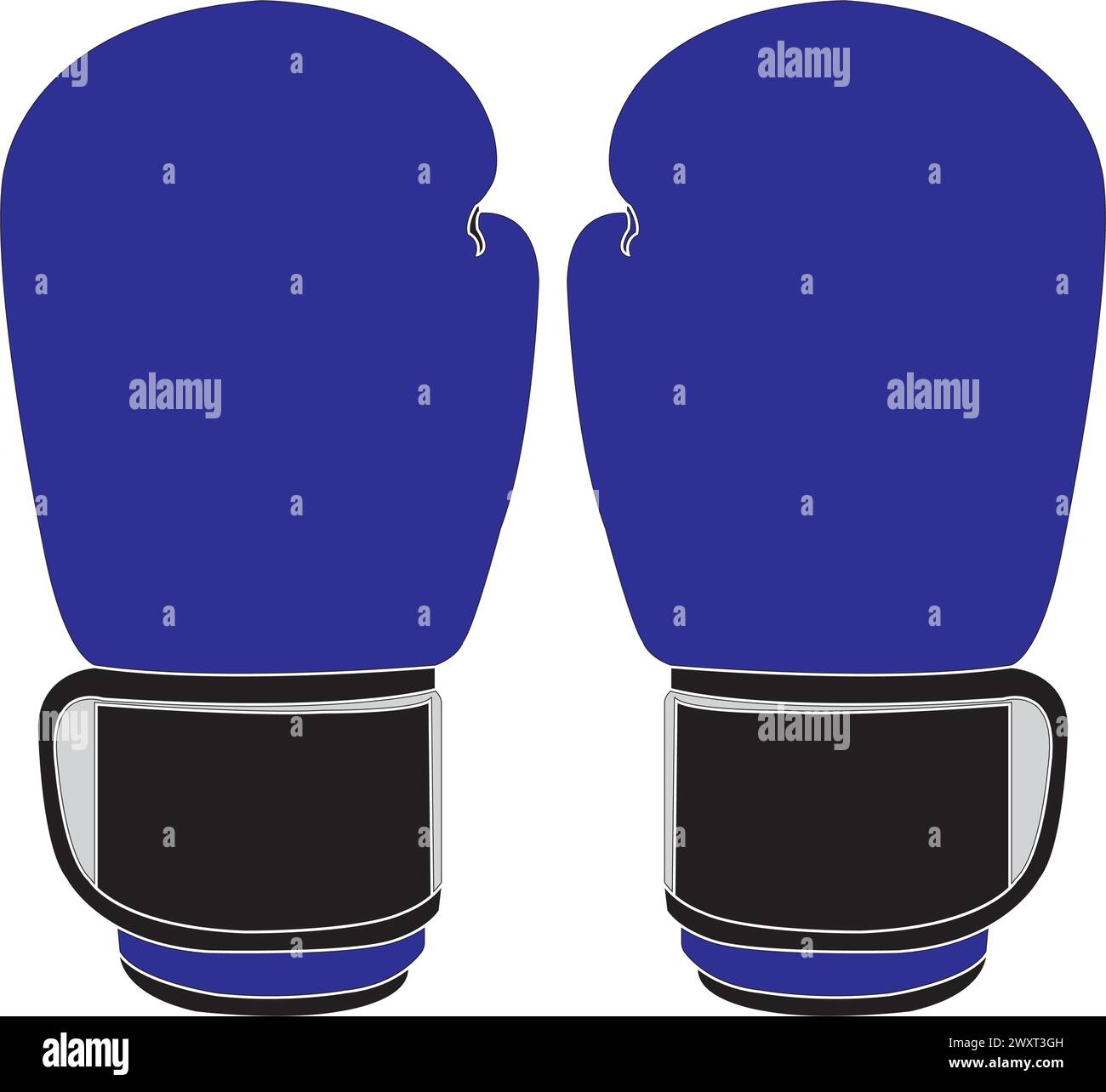 Boxing gloves icon vector illustration logo design Stock Vector Image ...