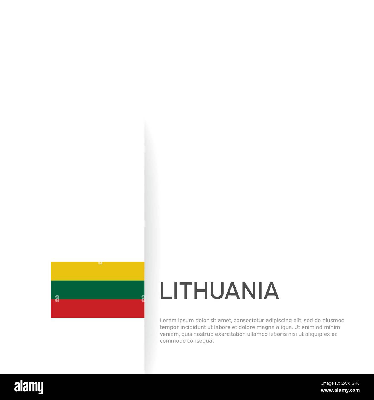Lithuania flag background. State patriotic lithuanian banner, cover ...