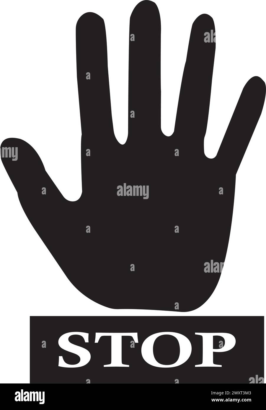 Stop icon vector illustration symbol design Stock Vector Image & Art ...