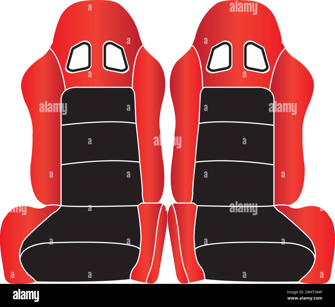 Luxury car leather seat Stock Vector Images - Alamy