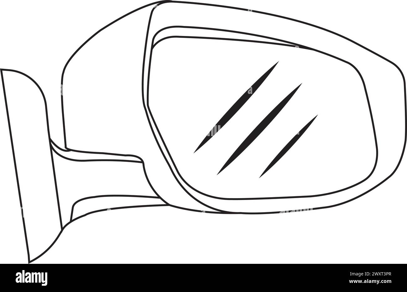 Car mirror icon vector illustration symbol design Stock Vector Image ...