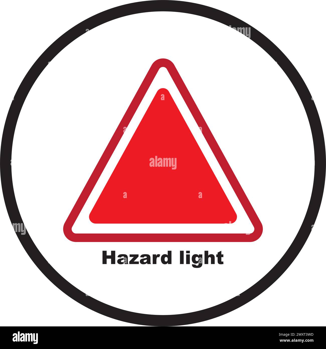 Hazard light icon vector illustration symbol design Stock Vector Image ...