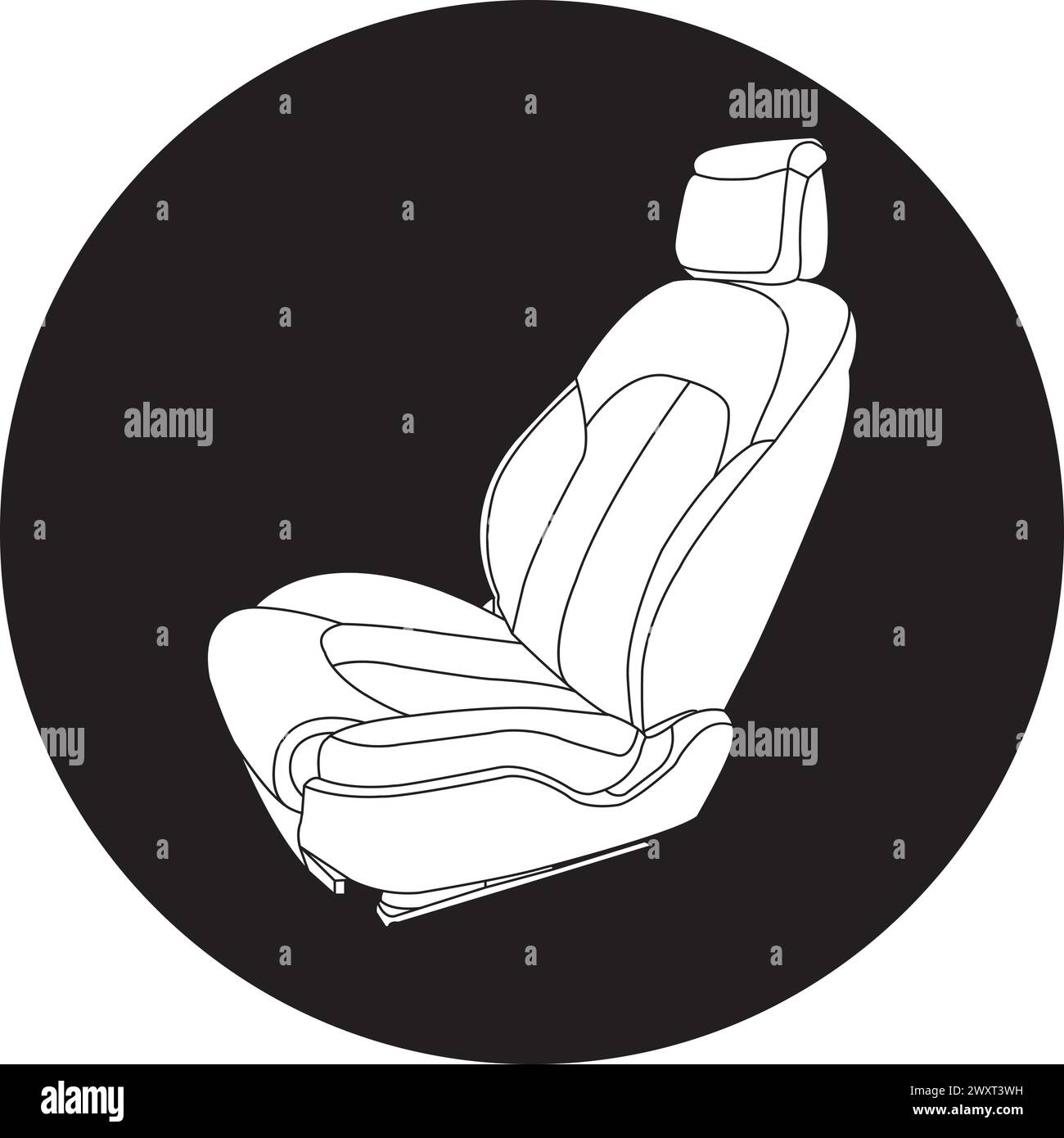 Driver passenger seat Black and White Stock Photos & Images - Alamy
