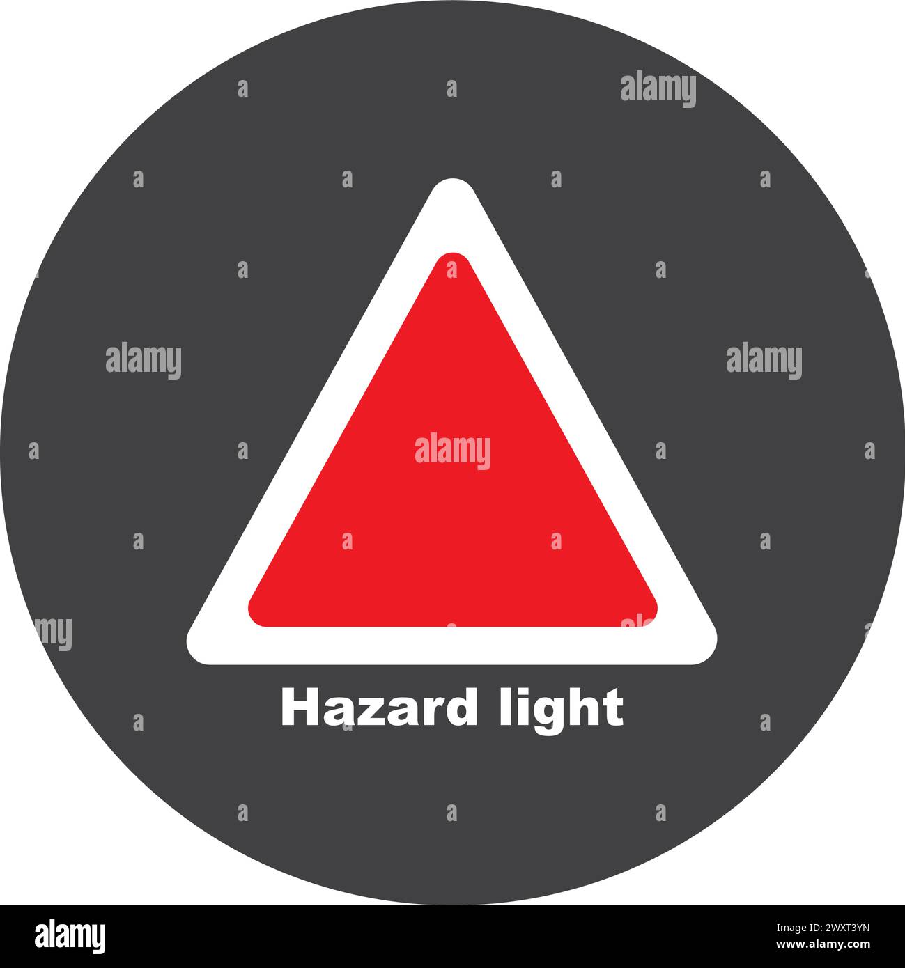 Hazard light icon vector illustration symbol design Stock Vector Image ...