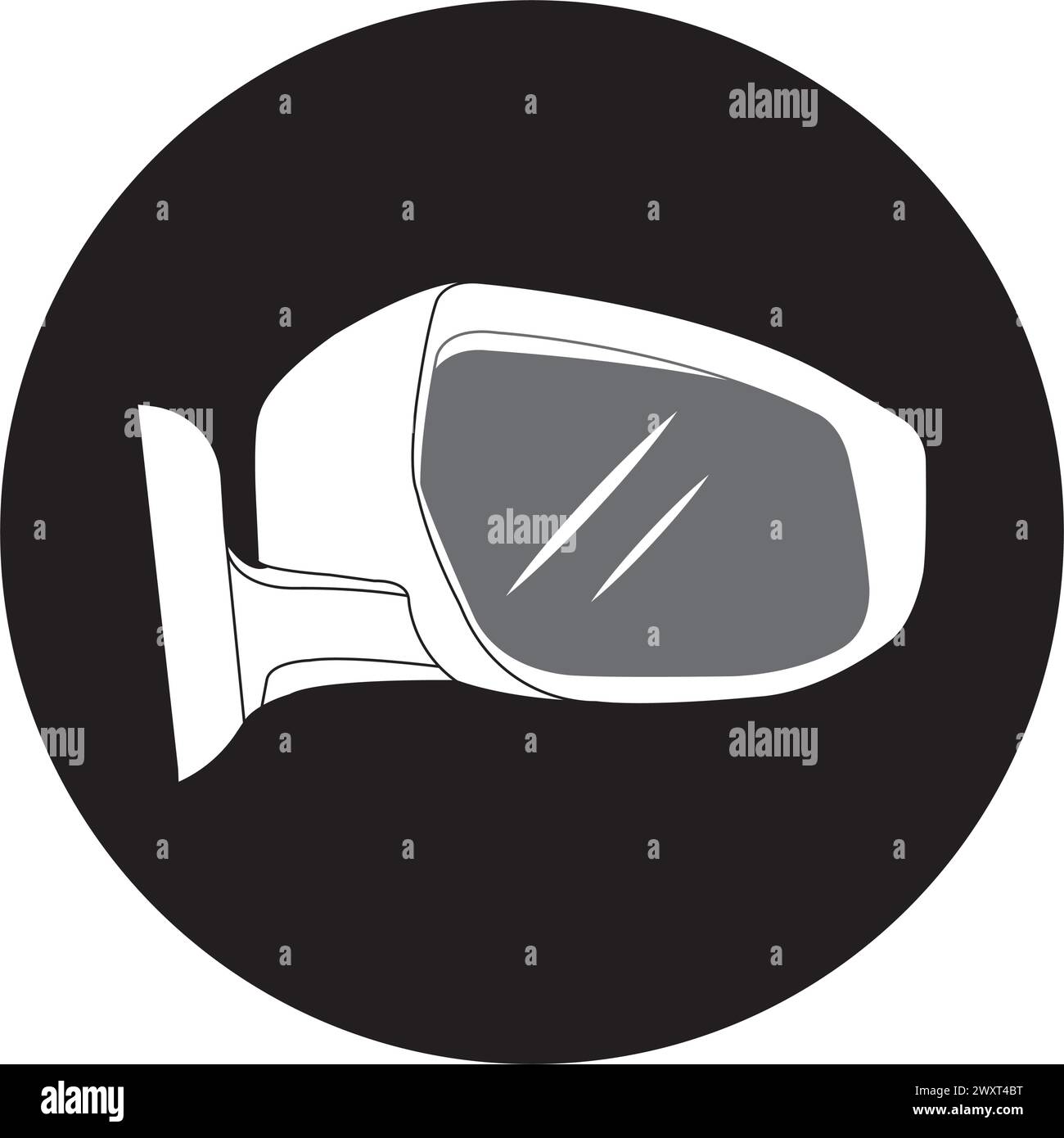 Car mirror icon vector illustration symbol design Stock Vector Image ...