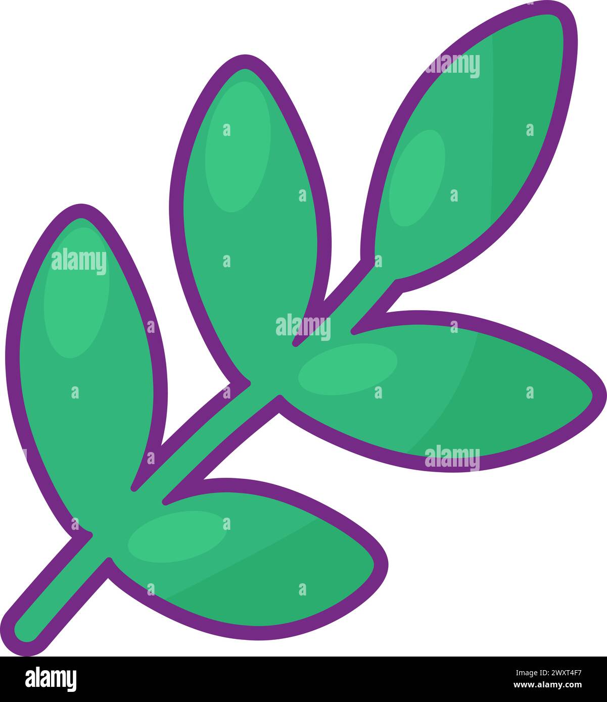 Full bloom in the forest Stock Vector Images - Alamy