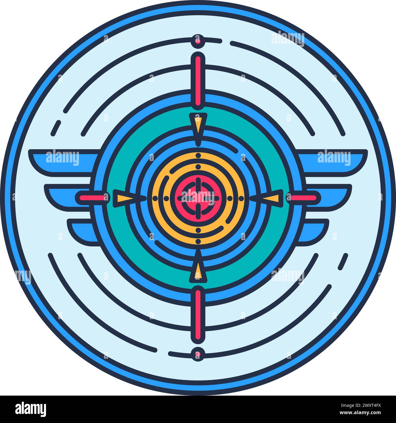 Target shooting range Stock Vector Images - Alamy