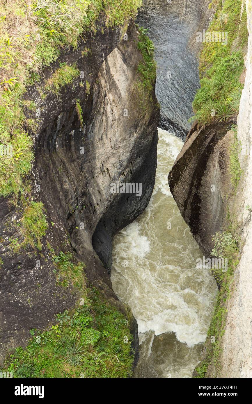 the power of water carves through earth, creating a spectacular gorge ...