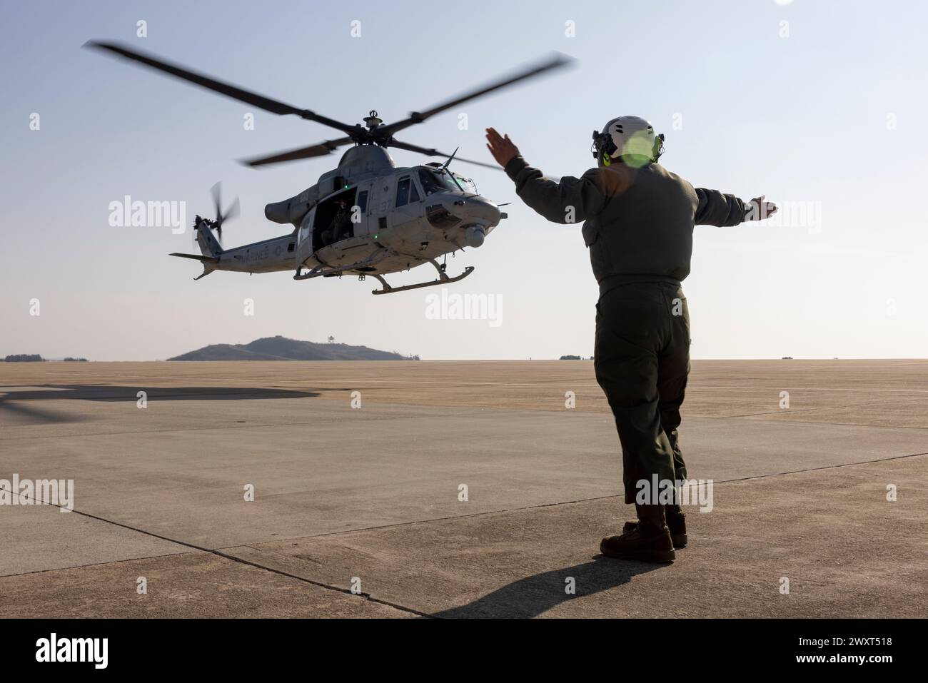 U.S. Marine Corps Lance Cpl. Madison Vela, a helicopter mechanic with ...