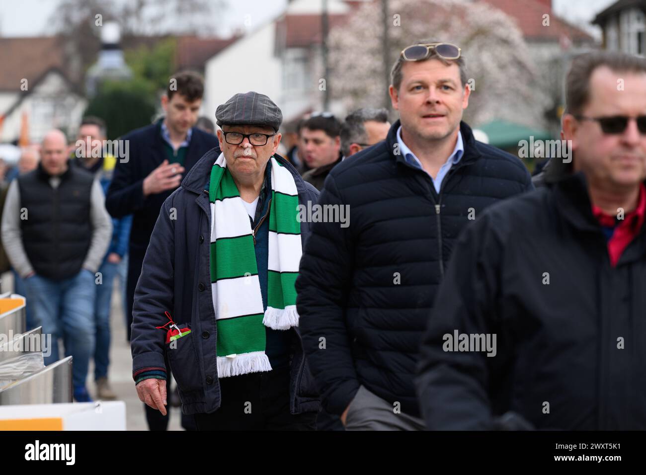 9th March 2024, London, UK: Travelling Irish rugby fans arrive at ...