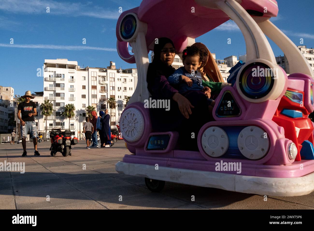 Place Rachidi, popular with families at the end of the day, between the ...