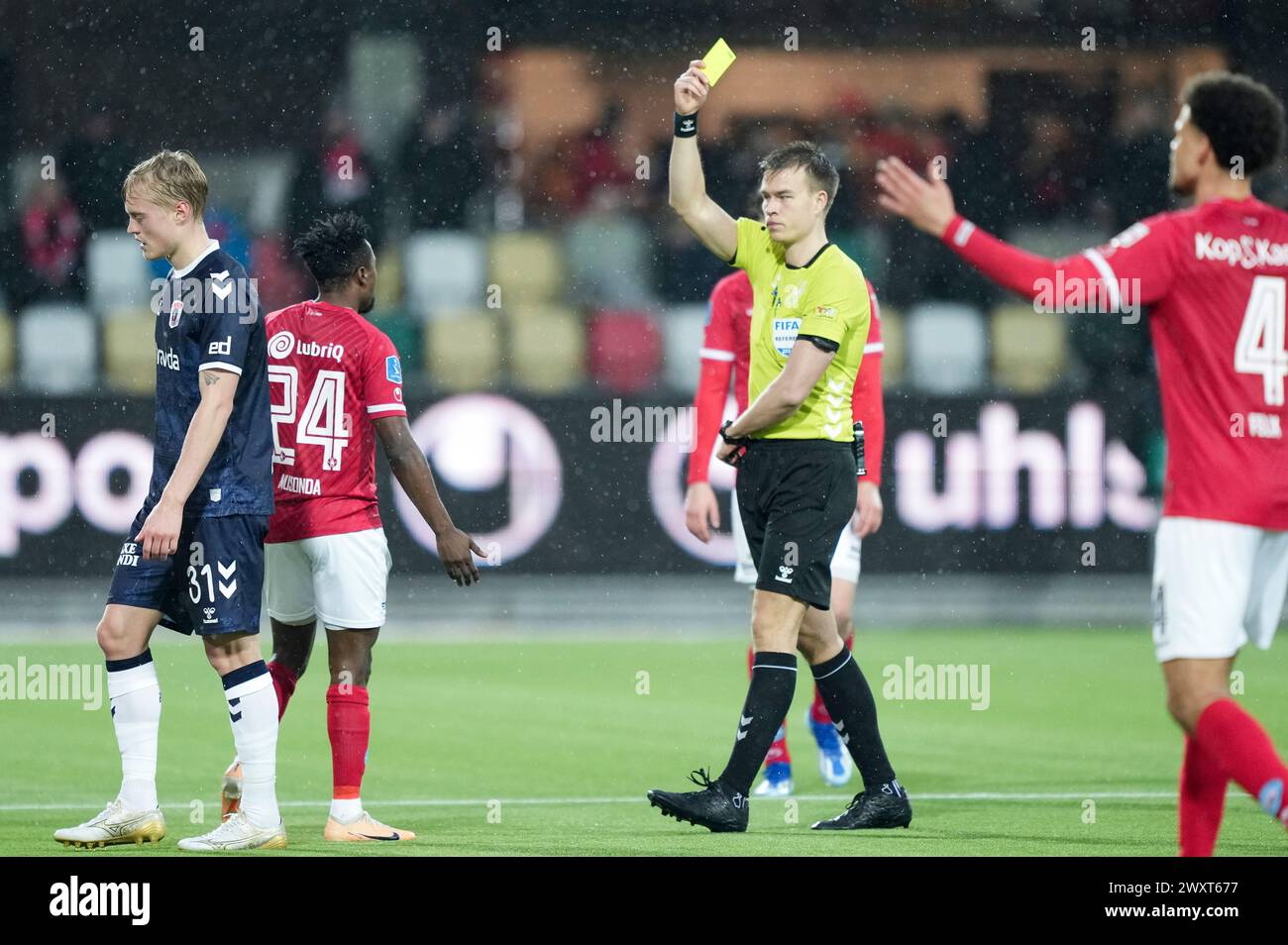 Silkeborg IF meets AGF in the Superliga in Silkeborg on Monday 1 April ...