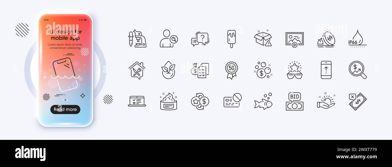 Skin cream, Web lectures and Waterproof line icons for web app ...