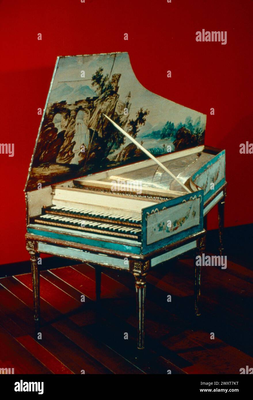French harpsichord by Benoist Stehlin, France 1760 Stock Photo - Alamy
