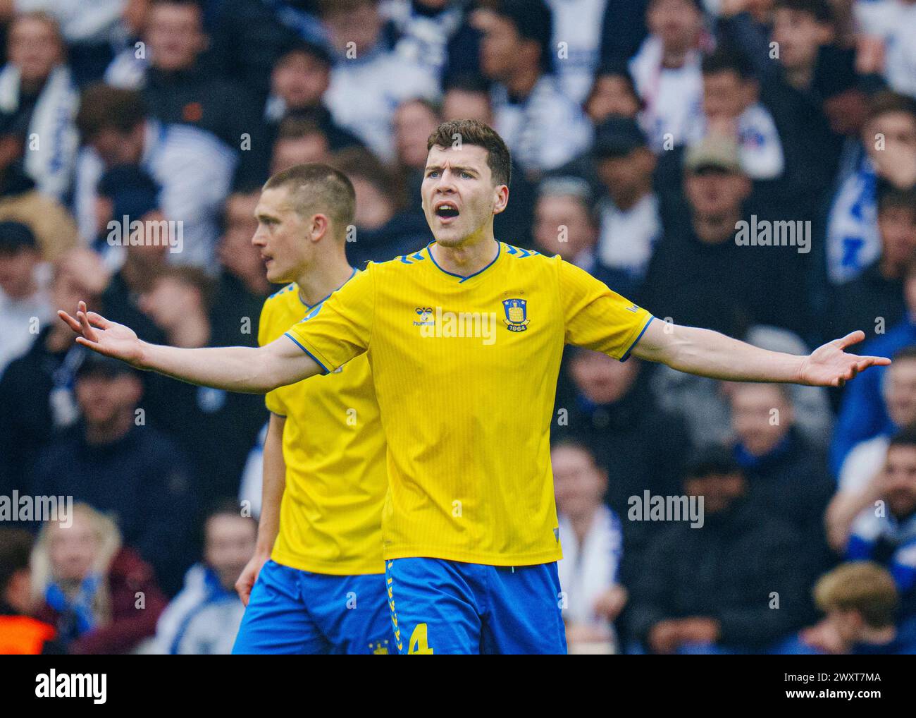 Superliga match between FC Copenhagen and Broendby IF in Parken on ...