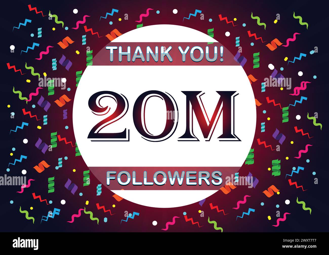 20m follower Stock Vector Images - Alamy