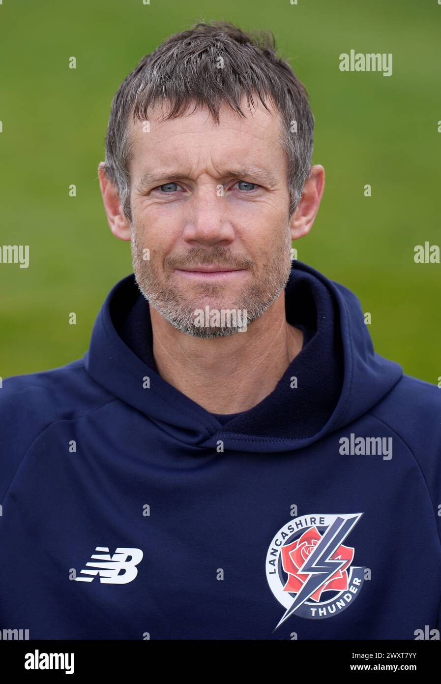Lancashire Thunder head coach Chris Read poses for a photograph, during ...