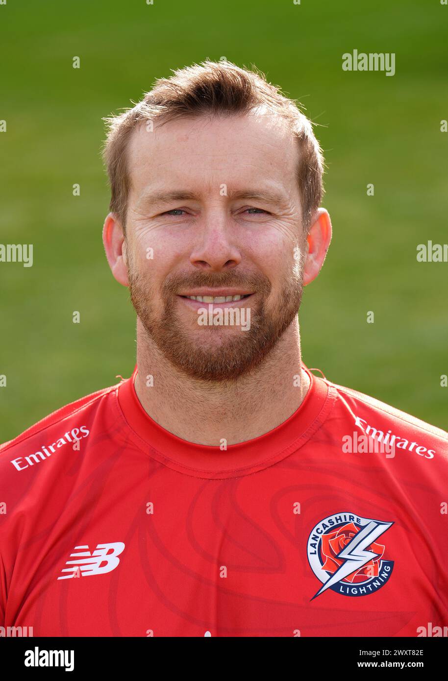 Lancashire T20 player Steven Croft poses for a photograph, during a ...