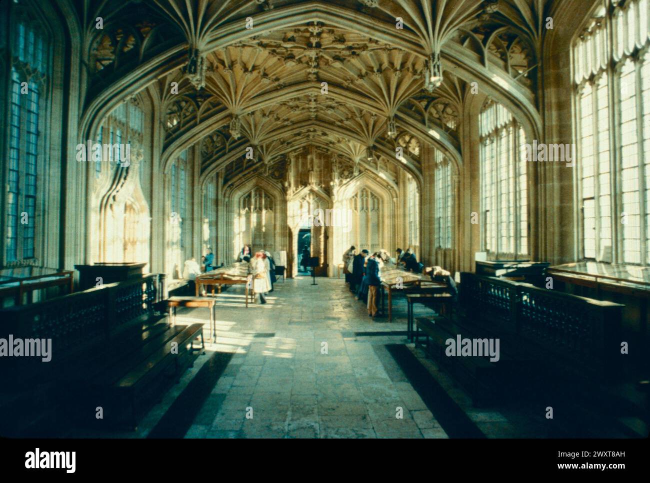 The Library of Humphrey, Duke of Gloucester, Oxford University, England ...
