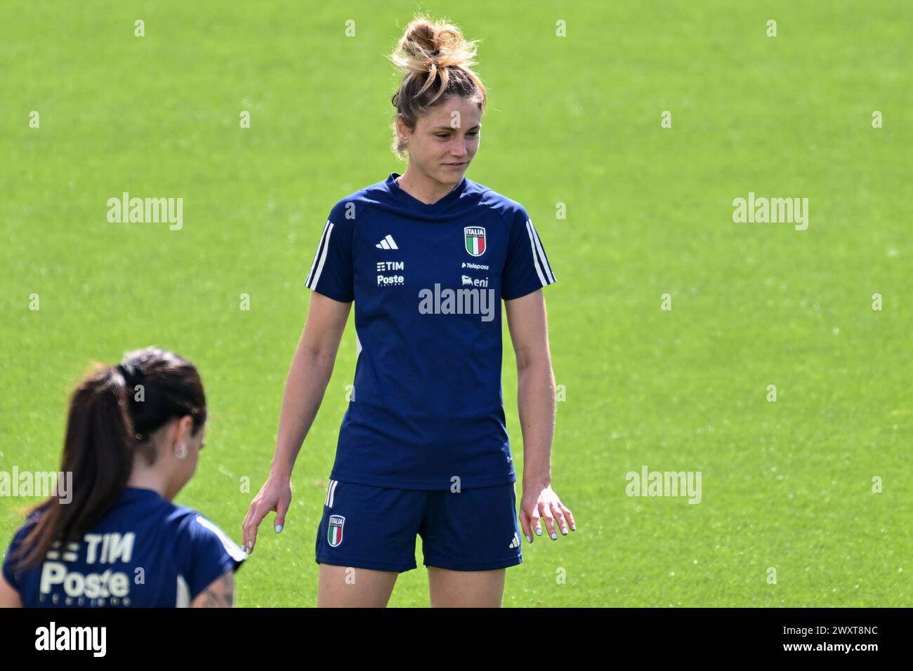 Italian player Cecilia Salvai during Italy Women training session, UEFA ...