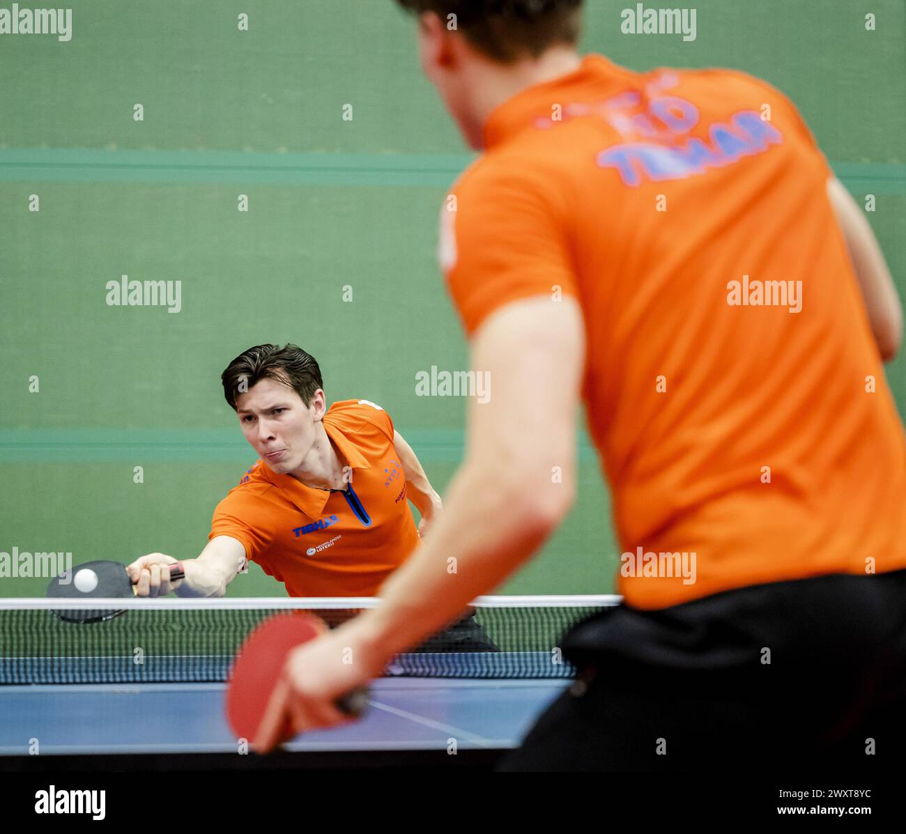ARNHEM - Yannick Paredis during para-table tennis training at Papendal ...