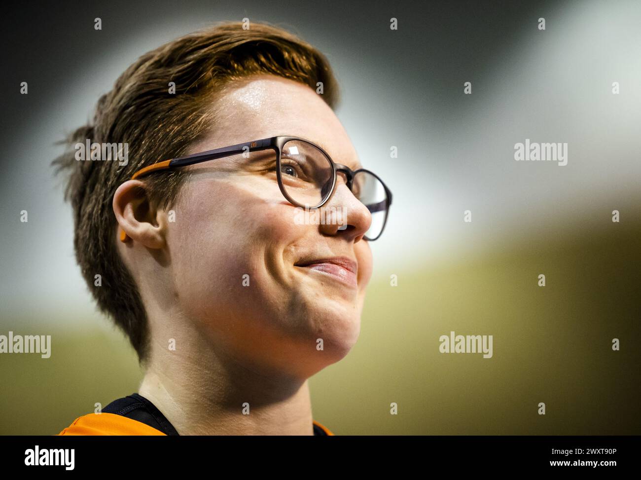 ARNHEM - Bo Kramer during the training of women's wheelchair basketball ...