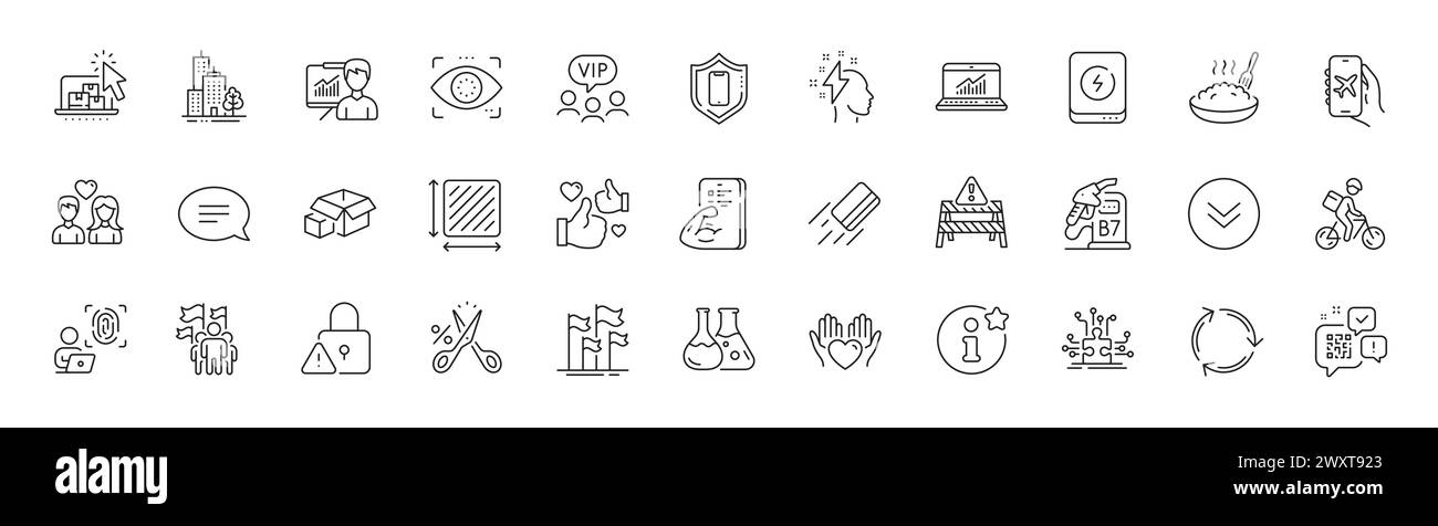 Leadership, Flags and Cut tax line icons. For web app, printing. Line icons. Vector Stock Vector ...