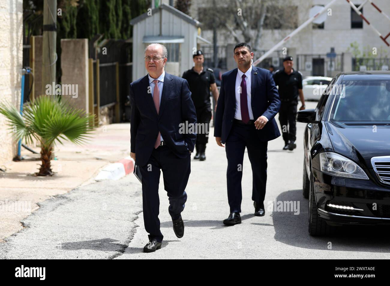 02 April 2024, Palestinian Territories, Ramallah: New Palestinian Prime ...